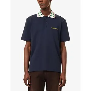 Casablanca Laurel Pique Cotton Polo T-shirt Xxl