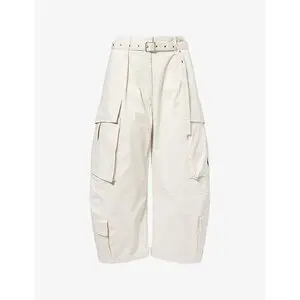 Acne Studios Pama Cropped Cotton Trousers