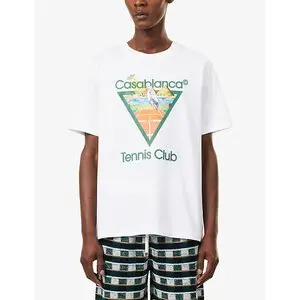 Casablanca Classic Tennis Cotton T-shirt