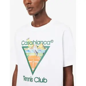 Casablanca Classic Tennis Cotton T-shirt
