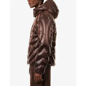 Casablanca Quilted Down Woven Puffer Jacket