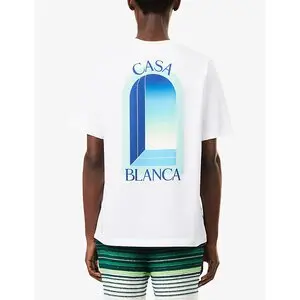 Casablanca Classic Arch Cotton T-shirt - White