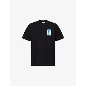 Casablanca Classic Arch Cotton T-shirt - Black