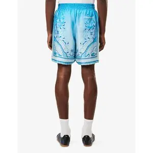 Casablanca Egyptian Rug Silk Shorts