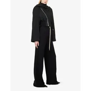 Rick Owens Drawstring Wide-leg Cady-crepe Trousers