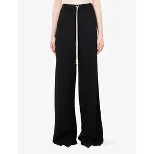 Rick Owens Drawstring Wide-leg Cady-crepe Trousers
