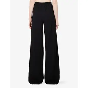 Rick Owens Drawstring Wide-leg Cady-crepe Trousers