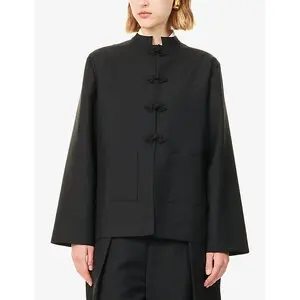 ROHE FRAMES Róhe Frames Pankou Knotted Wool-blend Jacket