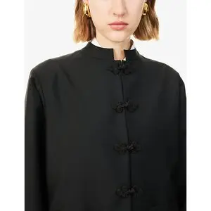 ROHE FRAMES Róhe Frames Pankou Knotted Wool-blend Jacket