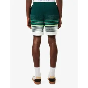 Casablanca Boucle Stripe Cotton-blend Shorts