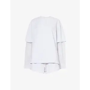 TREATS Lazy Lover Cotton Top And Shorts Set - Grey
