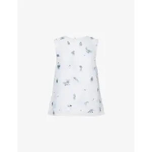 Simkhai Celia Sequin-embellished Organza Top