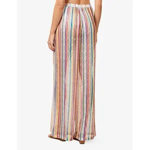 Missoni Wide-leg Zig-zag Knitted Trousers