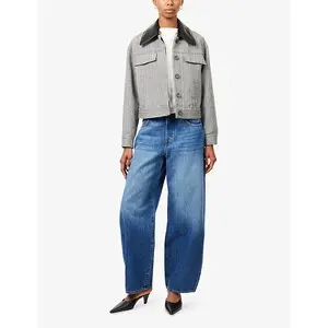 7 For All Mankind Bonnie Barrel-leg Denim Jeans