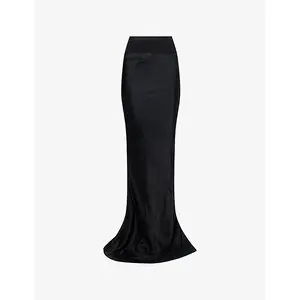 Rick Owens Satin Maxi Skirt