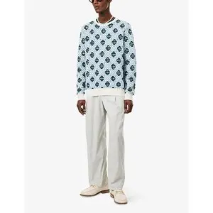 Casablanca Monogram Crew-neck Wool Jumper