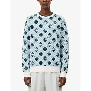 Casablanca Monogram Crew-neck Wool Jumper