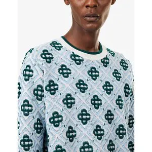 Casablanca Monogram Crew-neck Wool Jumper