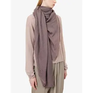 Rick Owens Emily Wool, Silk And Cashmere Scarf