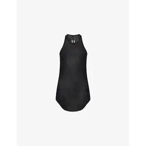 Rick Owens Basic Ribbed Silk-blend Tank Top