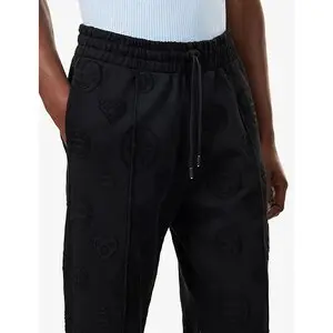 Casablanca Applique Monogram Cotton Jogging Bottoms