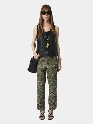 Zadig&Voltaire Pilote Camouflage Combat Pants