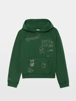 Zadig&Voltaire Georgy Embellished Sweatshirt - Rain Forest