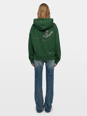 Zadig&Voltaire Georgy Embellished Sweatshirt - Rain Forest
