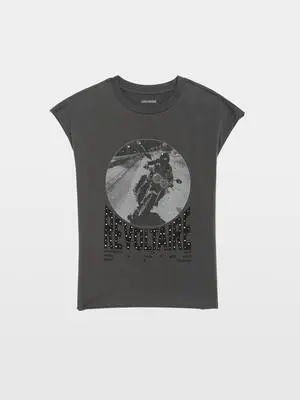 Zadig&Voltaire Cloe Cotton Tank Top - Carbone