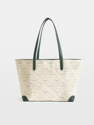 Zadig&Voltaire Monogram Canvas Tote Bag