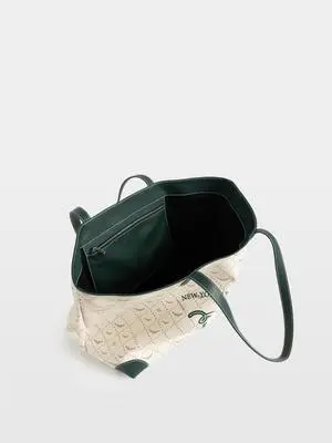 Zadig&Voltaire Monogram Canvas Tote Bag