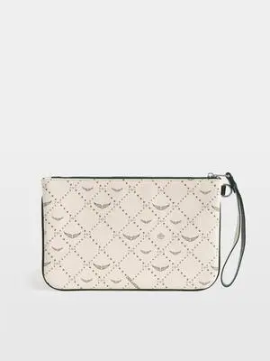 Zadig&Voltaire Z Pouch Monogram Tennis Clutch