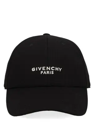 Givenchy Cappello Da Baseball Con Logo - Black