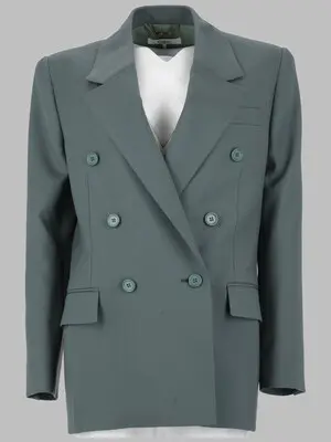 Chloé Giacca Sartoriale Doppiopetto In Gabardine