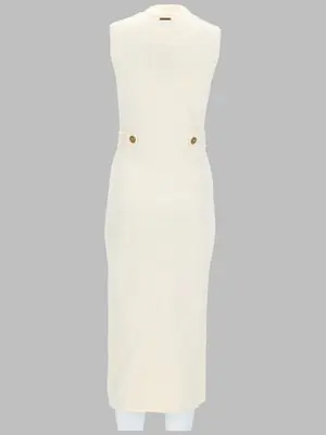 Michael Kors Abito Midi In Maglia Stretch