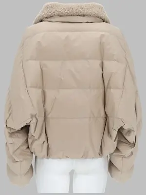 Brunello Cucinelli Techno Cotton Taffeta Puffer Jacket