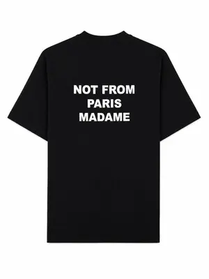Drole De Monsieur T-shirt "slogan - Black