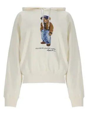 Polo Ralph Lauren Hooded Sweatshirt With Bear Graphic
