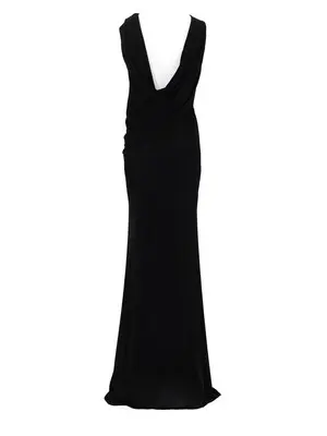 TOM FORD Abito Da Sera In Jersey Crêpe Drappeggiato
