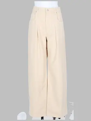 Isabel Marant Étoile Rodayna Pleated Wide-leg Trousers - Beige
