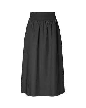 SAMSOE SAMSOE Organic Cotton Mini Skirt - Black