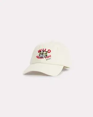 Kenzo Cotton Baseball Cap - Beige