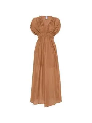 120% Lino Tie Detailed Day Dresses