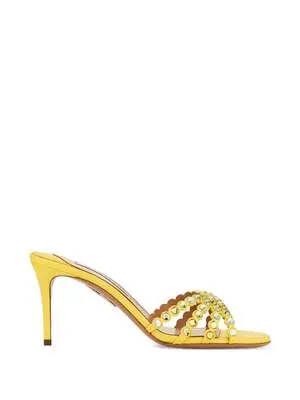 AQUAZZURA The Tequila 75 Embellished Sandals - Daisy