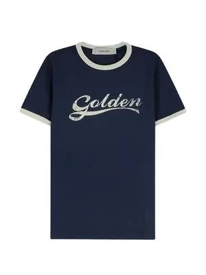 Golden Goose Logo T-shirts For Men