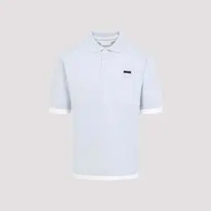 Prada Printada Cotton Polo Shirt For