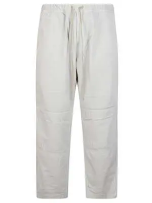 HAIKURE Relaxed Fit Cotton Trousers - Grey