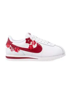 Nike Florette Floral Appliqué Lace-up Sneakers - Sail