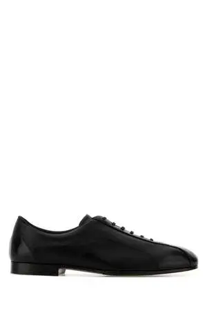 JIL SANDER Calf Leather Lace-up Shoes - Black