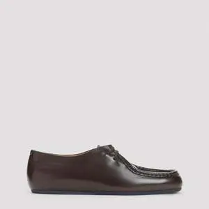 JIL SANDER Fw26 Calf Leather Lace-up Shoes - Brown